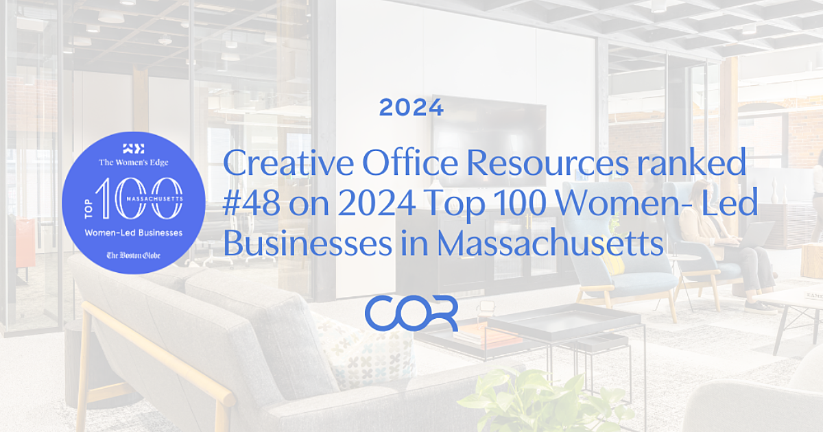 Creative Office Resources | COR Ranked #48 in Top 100 Women-Led…