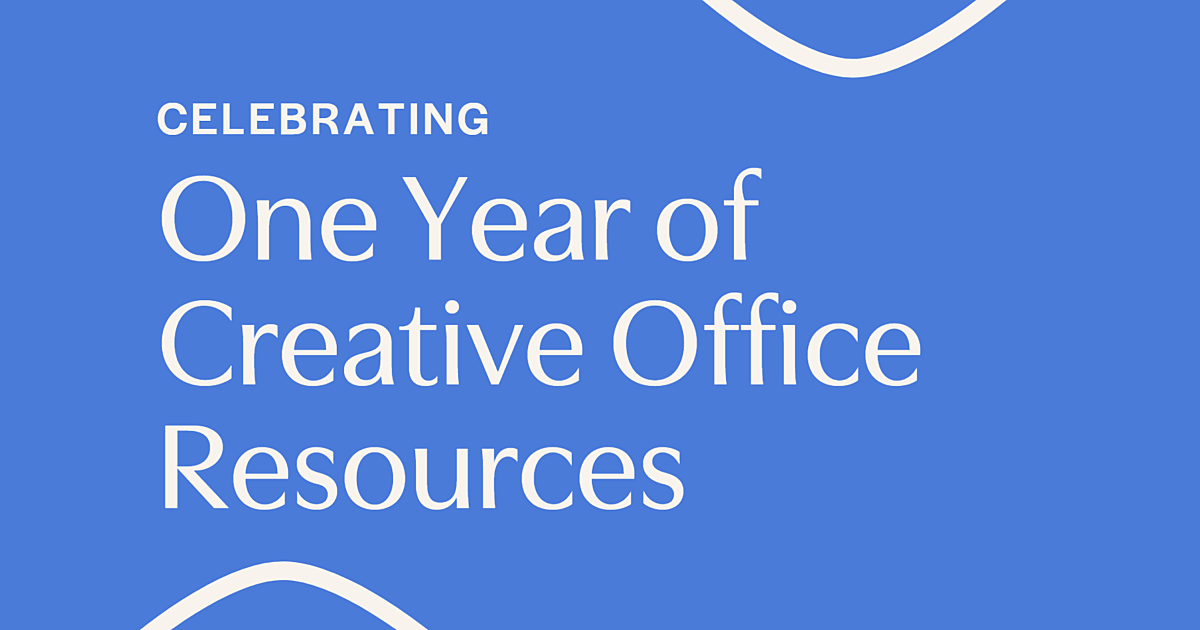 Creative Office Resources | One Year Anniversary of Creative Office…