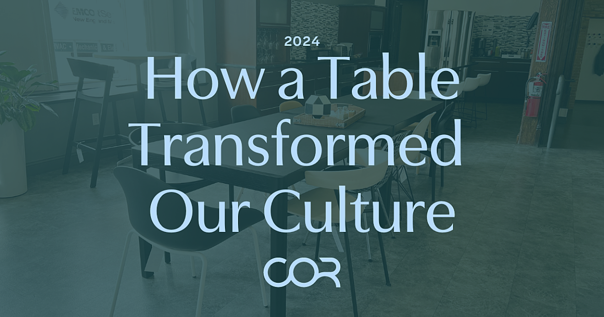 Creative Office Resources | How a Table Transformed our Culture